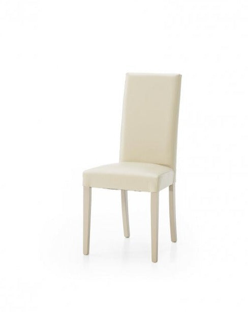 Sedia imbottita colore avorio – Punto Mobili